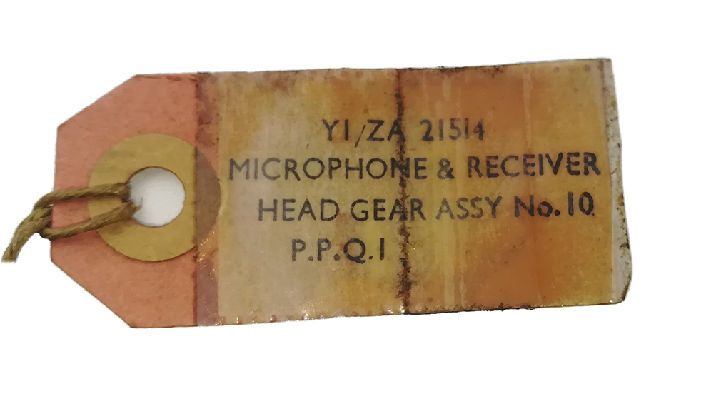 ECOUTEUR ET MICROPHONE ANGLAIS WW2 | Militaria Normandie